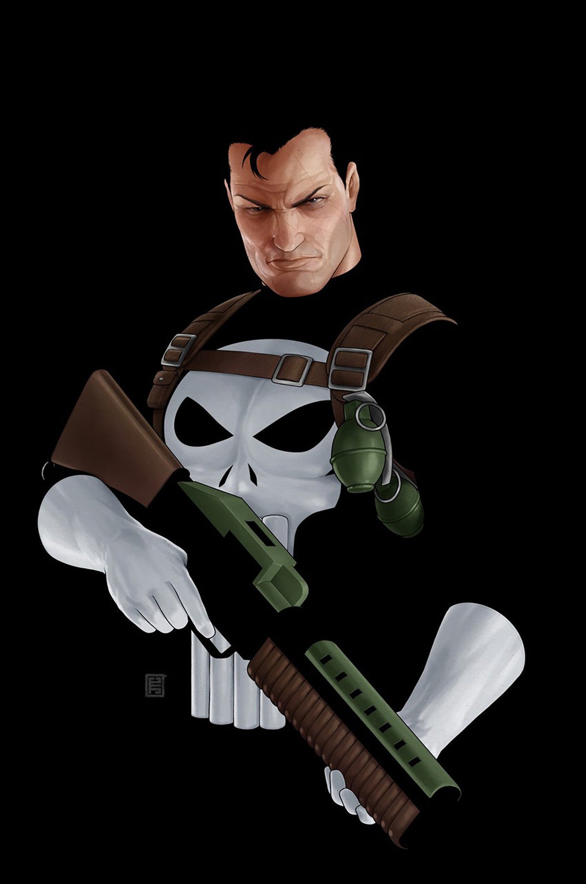 PUNISHER (2026) #1 JOHN TYLER CHRISTOPHER NEGATIVE SPACE VIRGIN VARIAN ...