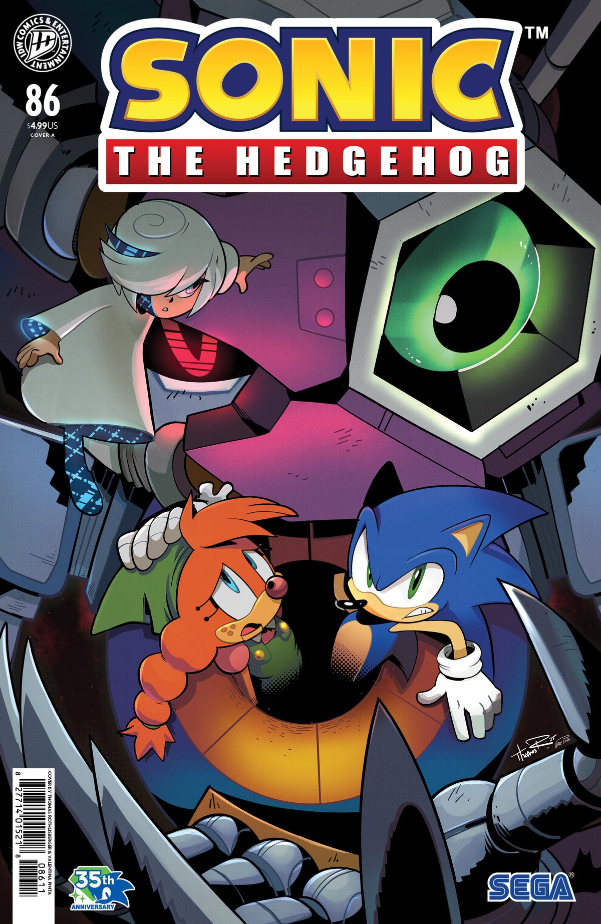 Sonic the Hedgehog #86 Cover A (Rothlisberger) — Impulse Creations ...