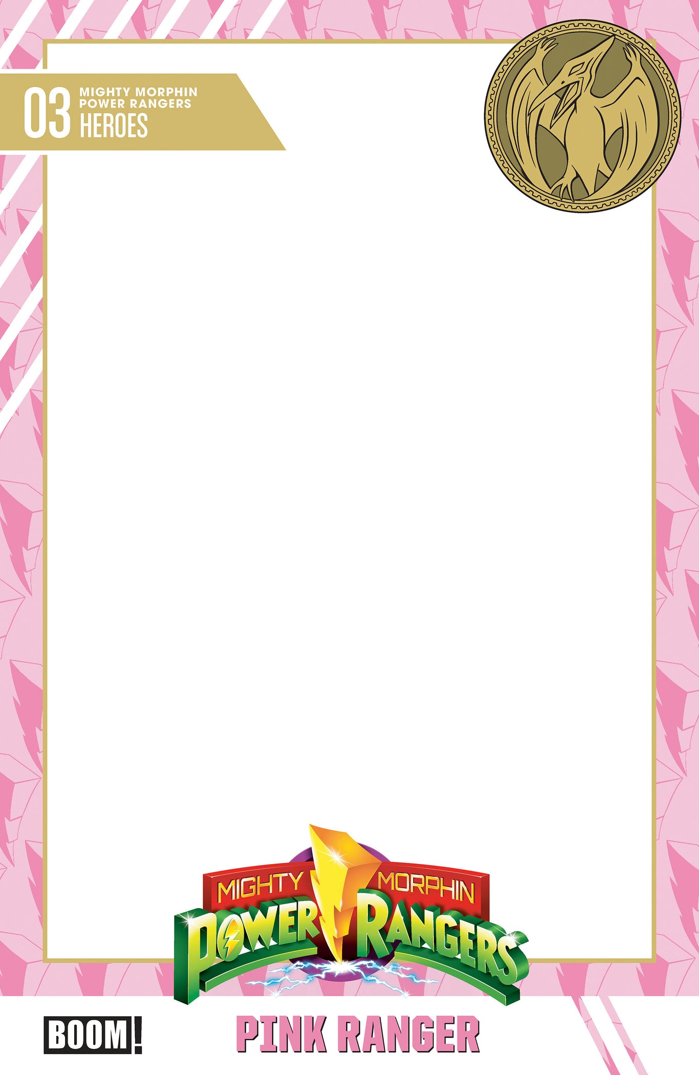 Mighty Morphin Power Rangers (2026) #3 D Trading Card Blank Sketch Var ...