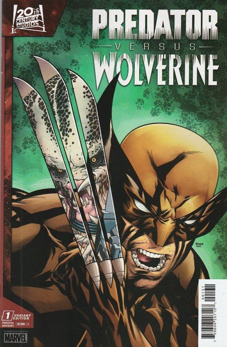 PREDATOR VS. WOLVERINE #1 MIKE MCKONE WOLVERINE HOMAGE VARIANT ...